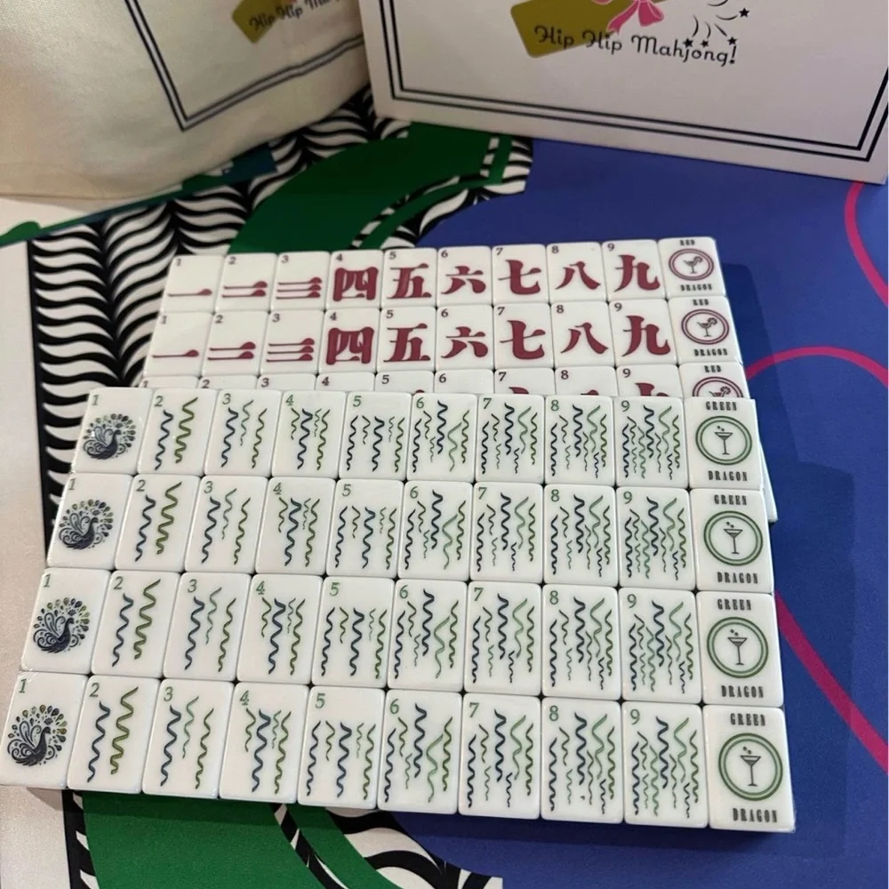 hip hip mahjong | Games | Celebrate Mahjong Card Game Set | Poshmark